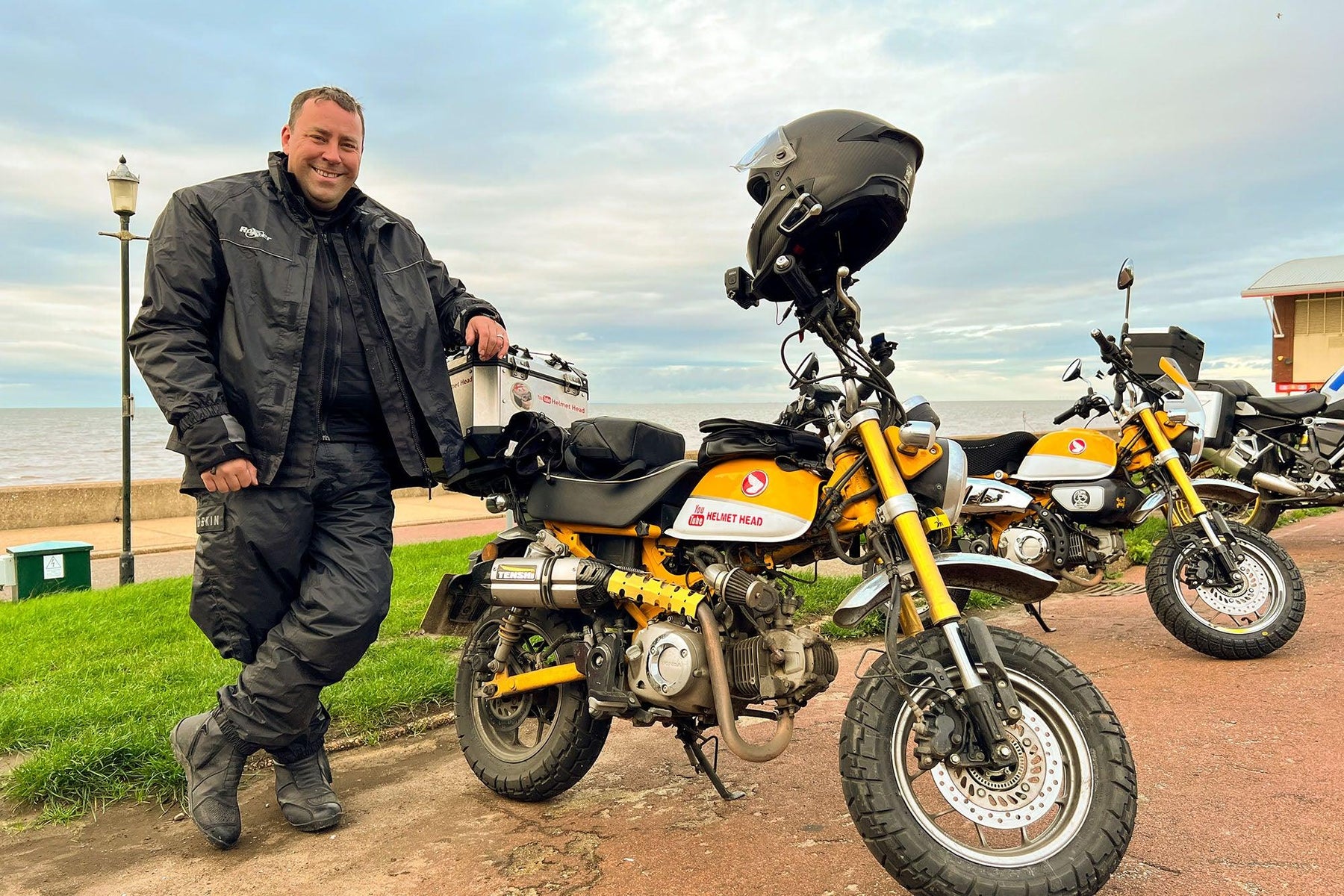 What drives a man to ride a Monkey bike around the UK? – Roadskin®